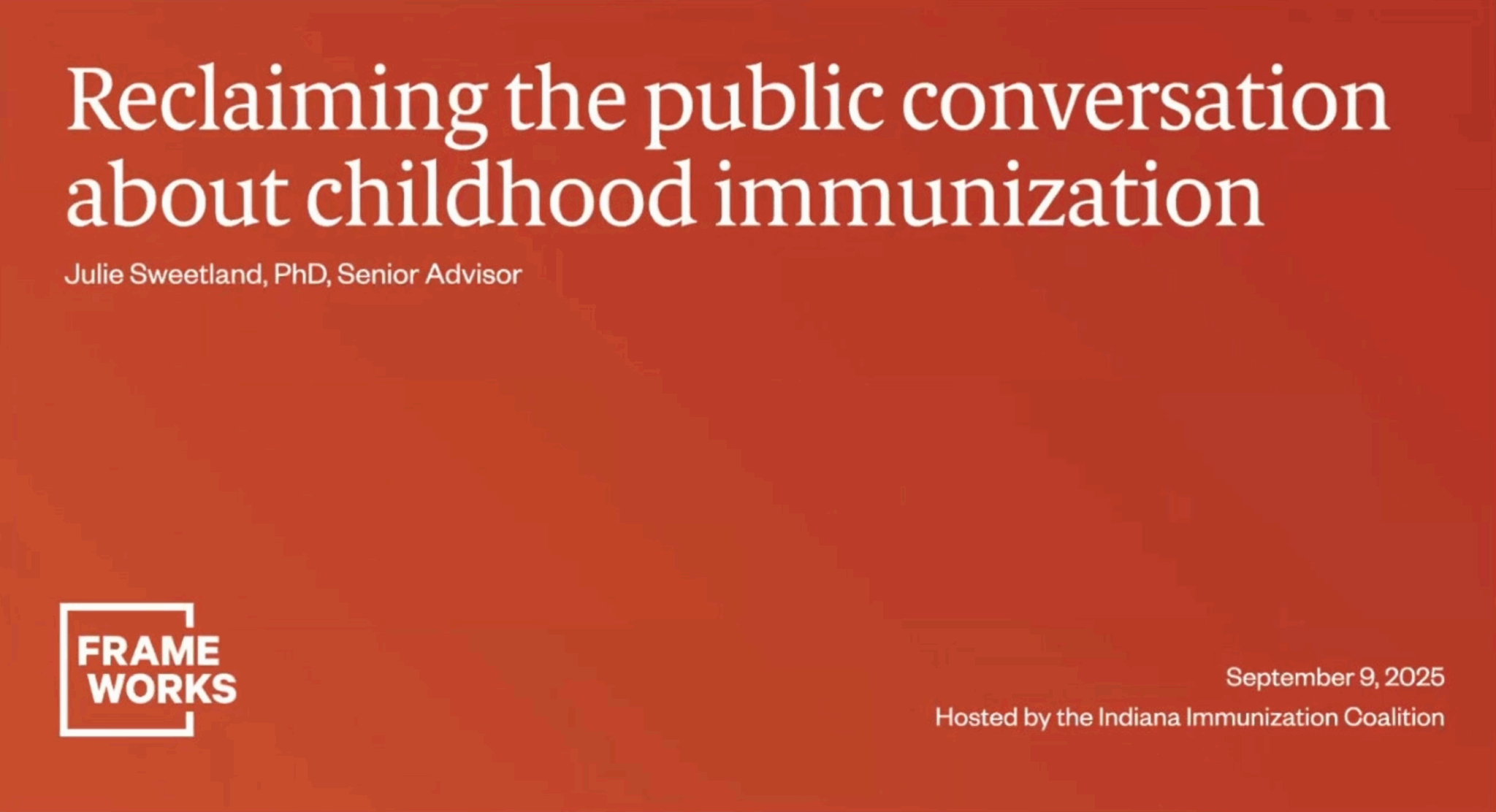 Framing Vaccine Conversations for Rural Populations - FrameWorks Institute